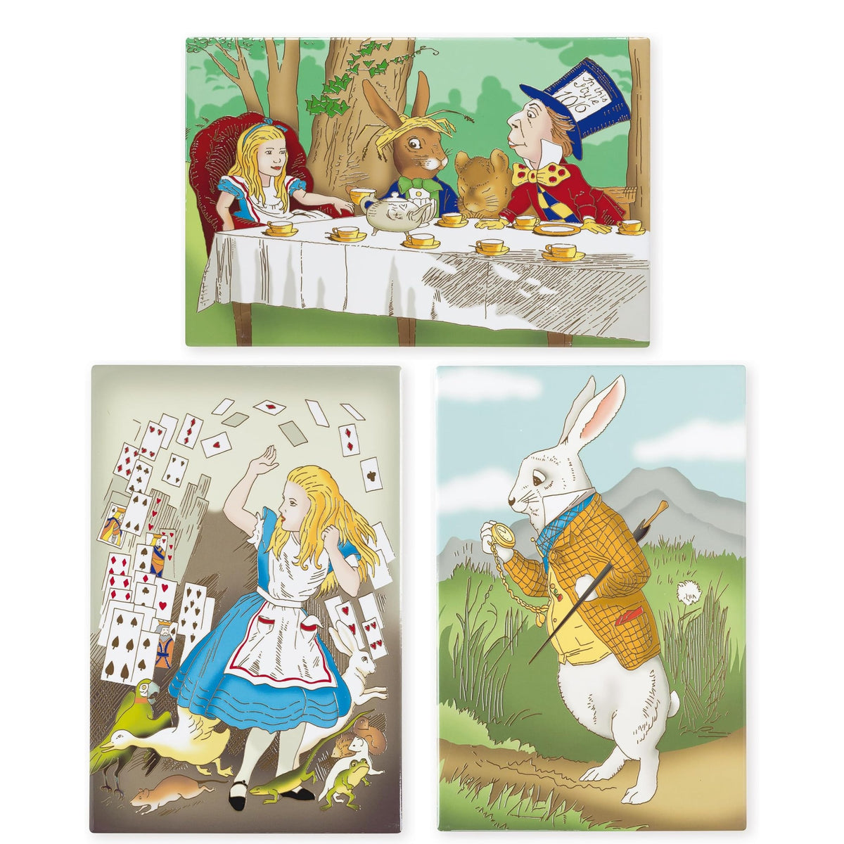 Art of Arora Alice in Wonderland Ceramic Tile 30cm x 20cm - Various De ...